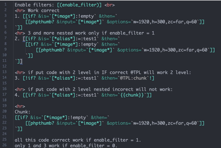 Не рендерятся сниппеты при выключеном «Enable filters» · Issue #977 · evolution-cms/evolution ...