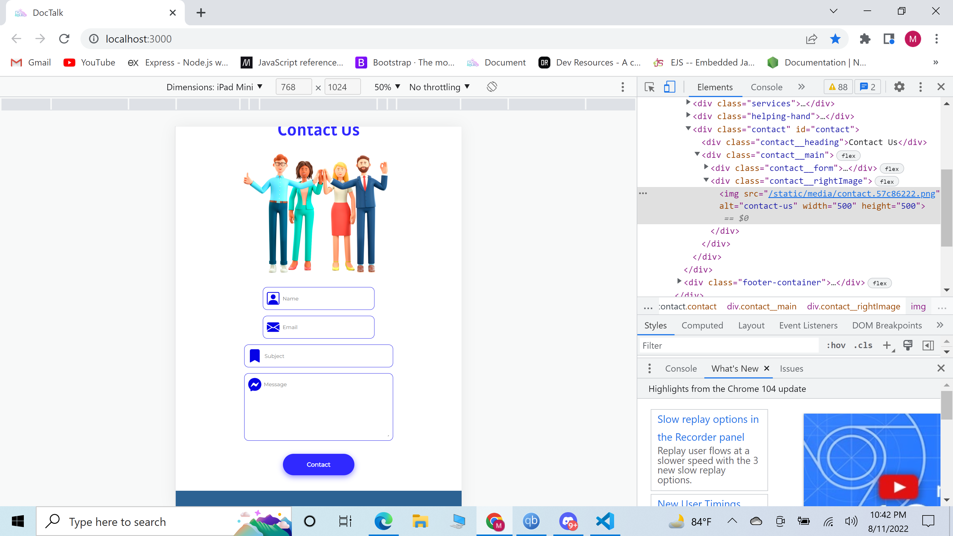 Responsiveness of Homepage · Issue #6 · ItsRoy69/DocTalk · GitHub