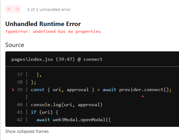Next - Standalone - Universal Provider - ethers/viem · Issue #1 · WalletConnect/web3modal ...
