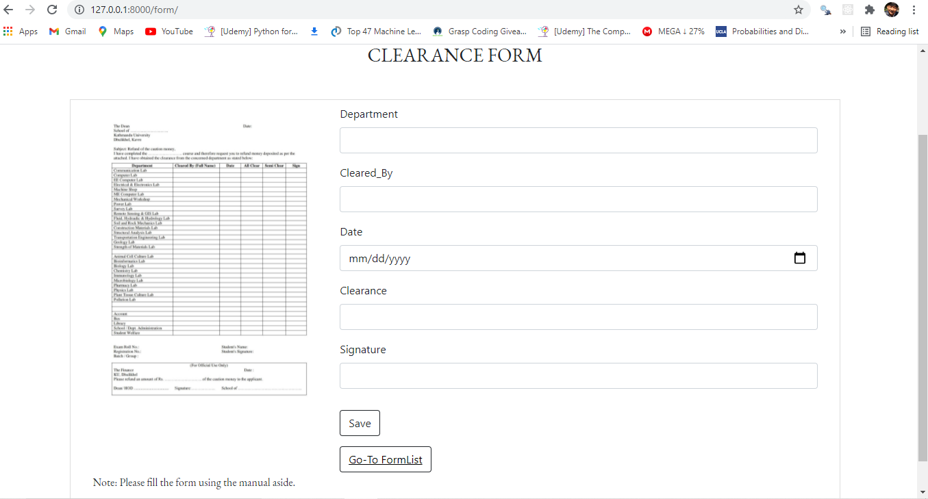 GitHub - Devraj-comp/clearanceForm: Ku clearance form.