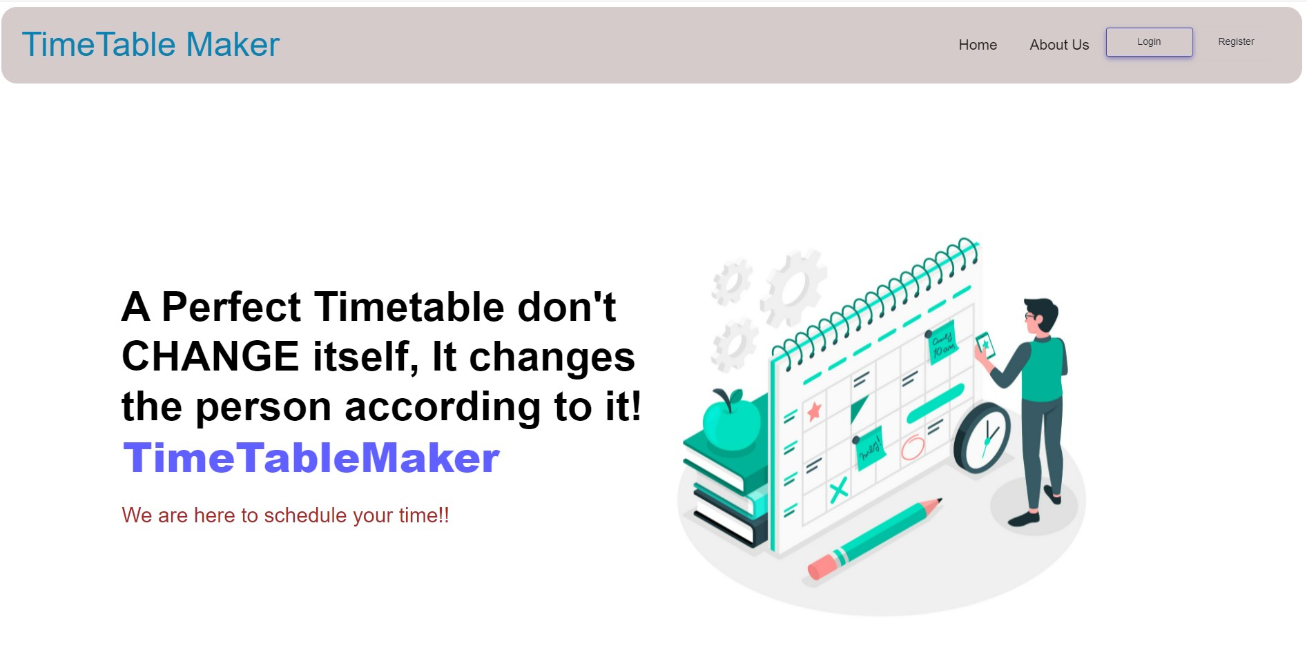 GitHub - Kiran571/TimeTableMakerApplication