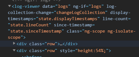 Make "Log viewer settings" cardview collapsable in "Logs" window ...