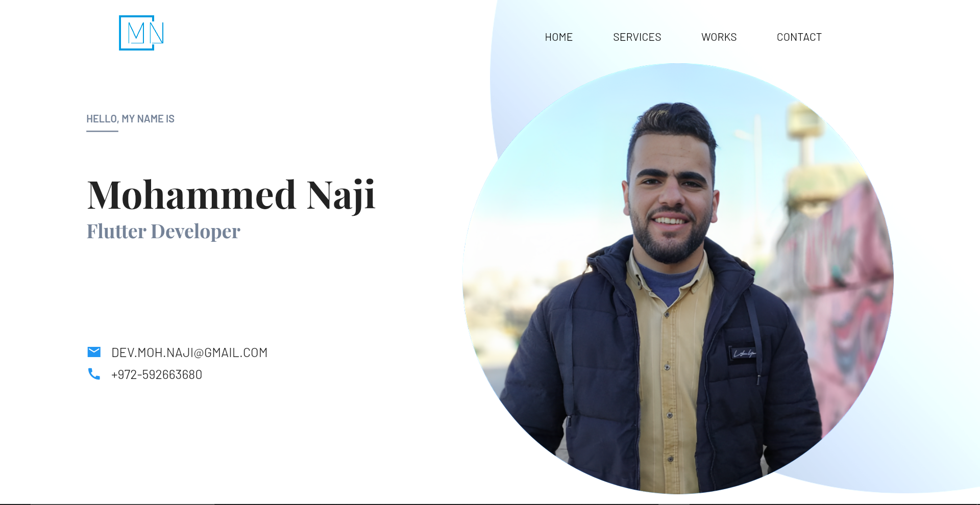 GitHub - mohammednajy/flutter_personal_website: my personal website built with flutter, contains ...
