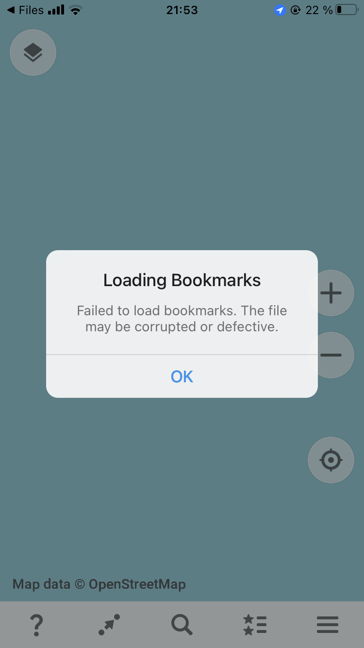 [iOS] Failed to load bookmarks (cold start) · Issue #4800 · organicmaps/organicmaps · GitHub