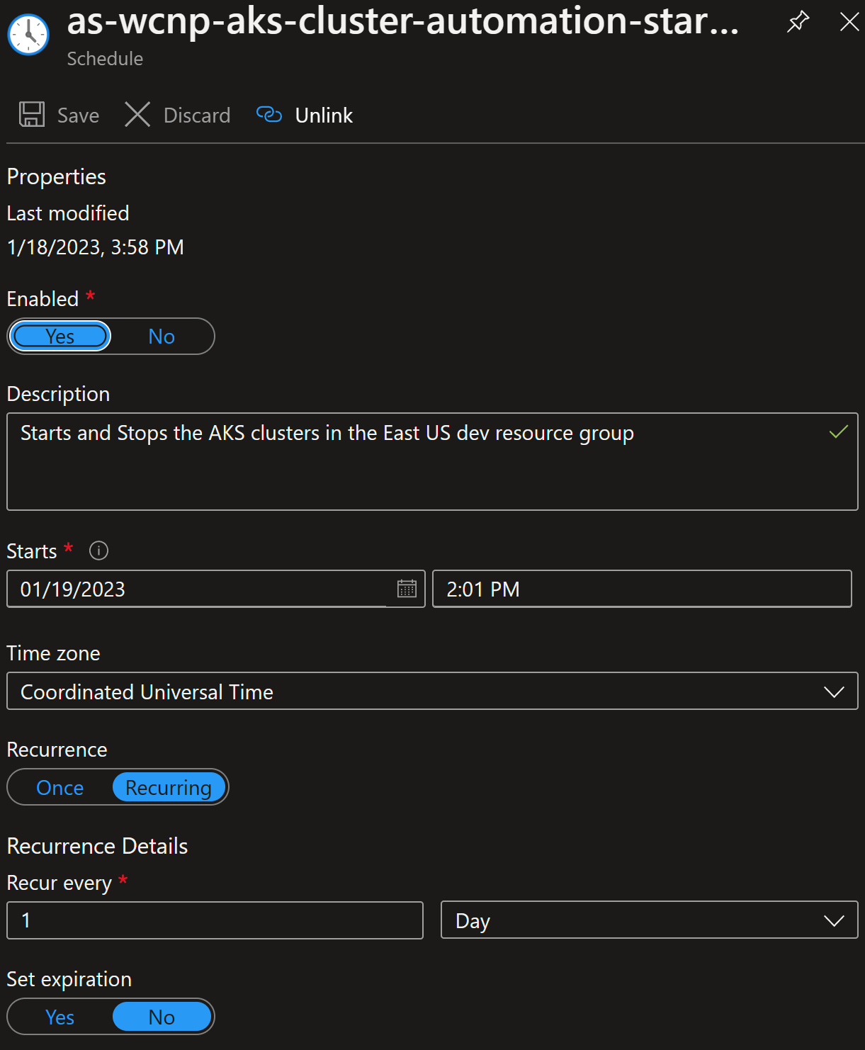 Update the Runbook rb-wcnp-aks-cluster-automation-dev to fix Restart Issue · Issue #169 ...