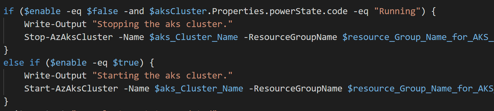 Update the Runbook rb-wcnp-aks-cluster-automation-dev to fix Restart Issue · Issue #169 ...
