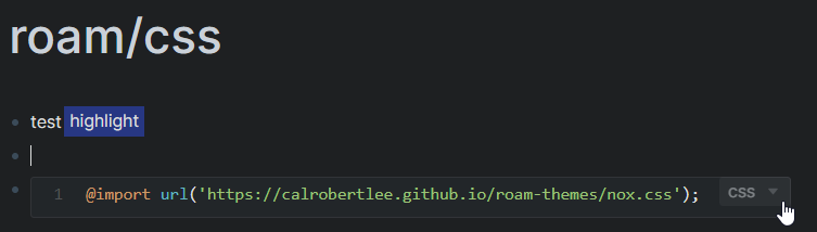 Darktheme Highlight · Issue #19 · calrobertlee/roam-css-styles · GitHub