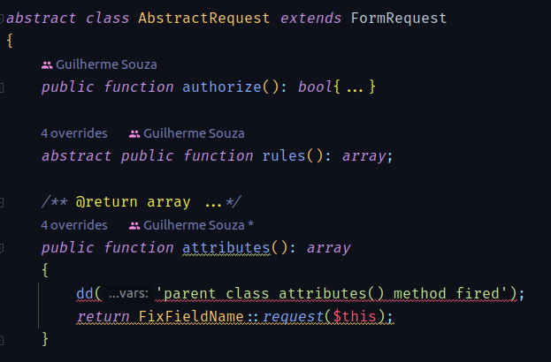 Attributes Method Not Being Called From Abstract Class · Issue 46901 · Laravelframework · Github