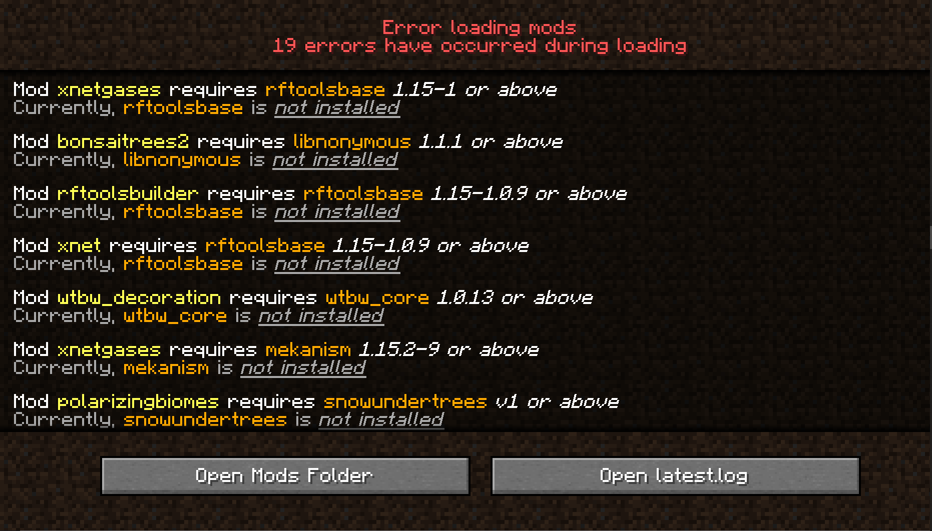 Error booting · Issue #115 · FTBTeam/FTB-Omnia · GitHub