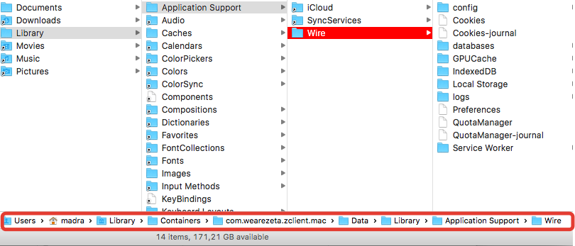 Just Lost All My Message History –Wire Saving Data Into Another App's ...