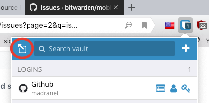 Pop-Out Window Loses Current Domain · Issue #839 · bitwarden/clients · GitHub