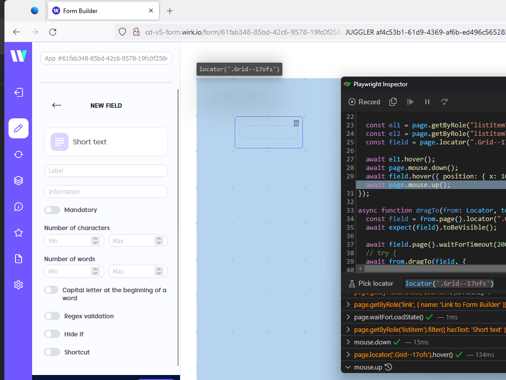 Bug Drag And Drop Working But Test Execution Is Then Stuck · Issue 21621 · Microsoft