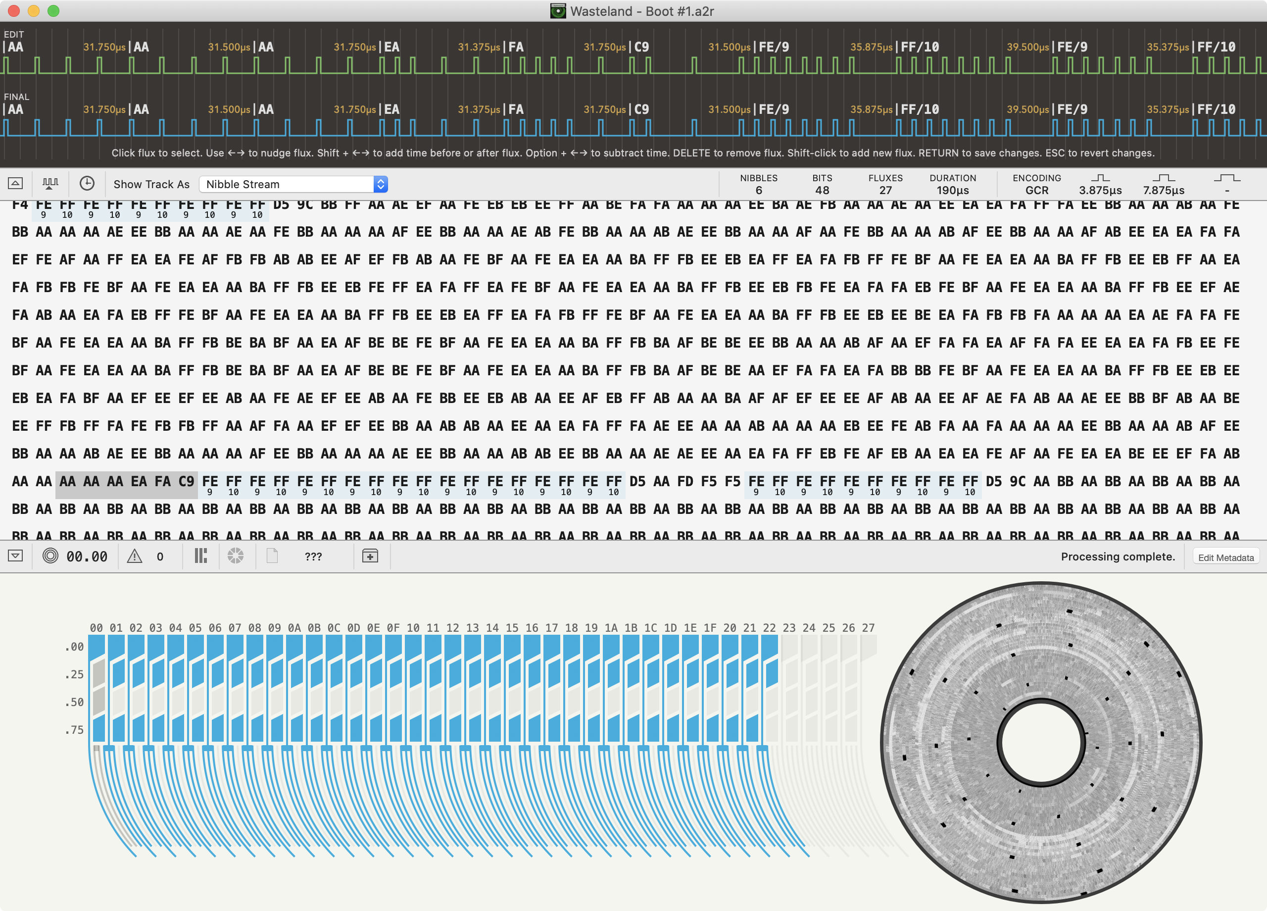 WOZ support: add some random jitter in the bit stream · Issue #930 · AppleWin/AppleWin · GitHub