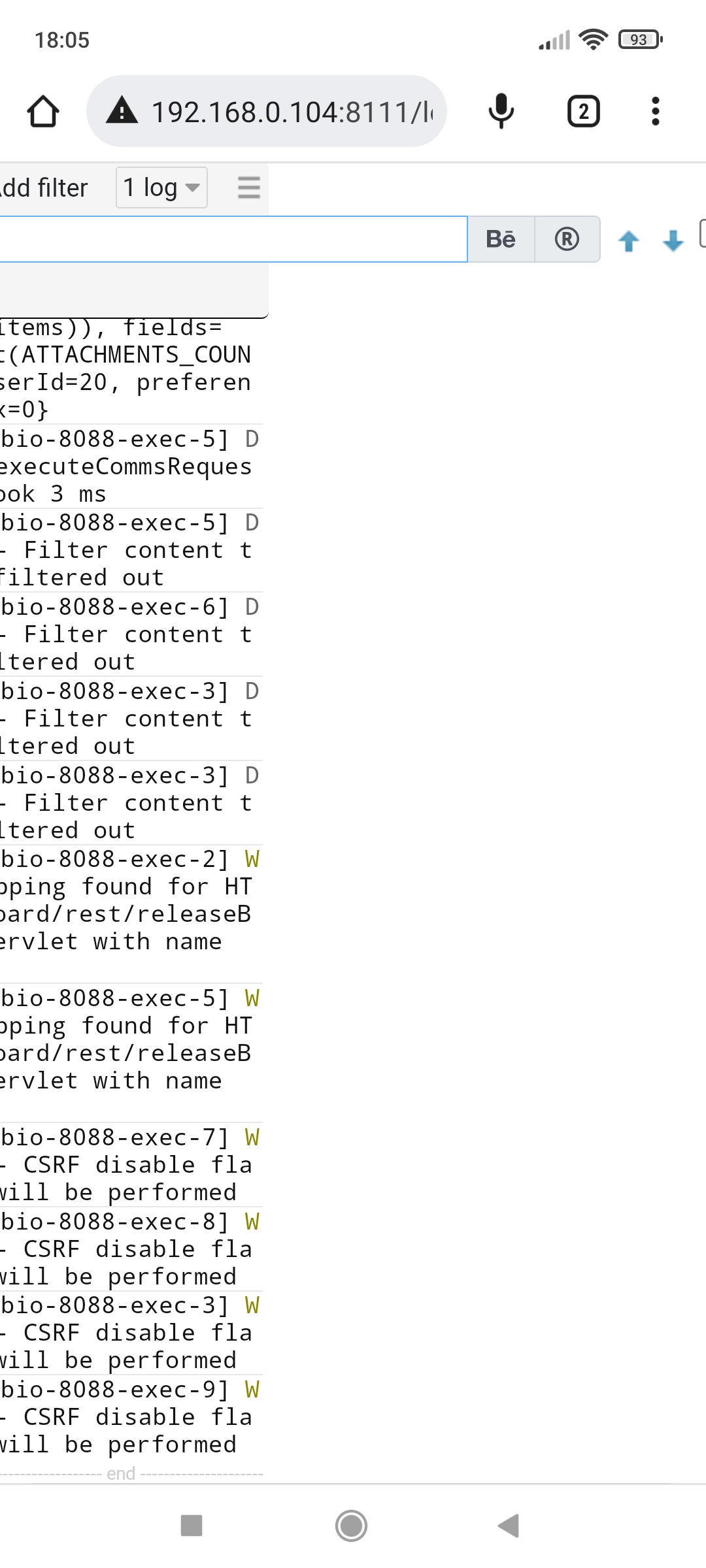 Add button for Search Direction next to Search Bar (needed for mobile ...