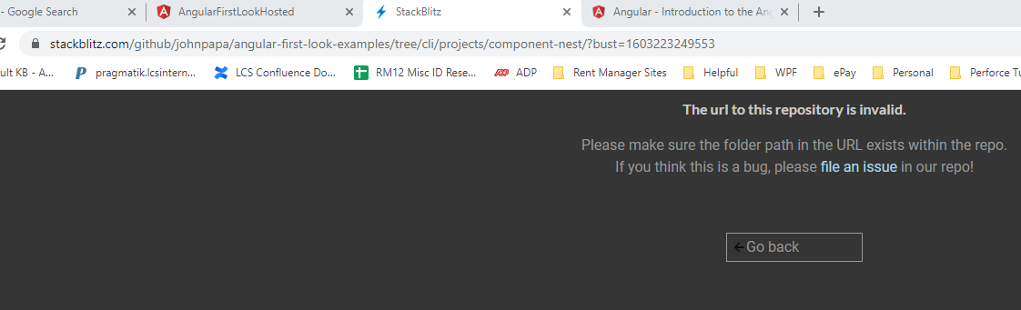 Glitch when accessing Nested Components #14 · Issue #1321 · stackblitz/core · GitHub