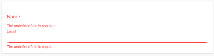 Vue validation not working properly for required fields · Issue #1 ... Vue validation not working properly for required fields · Issue #1 ...