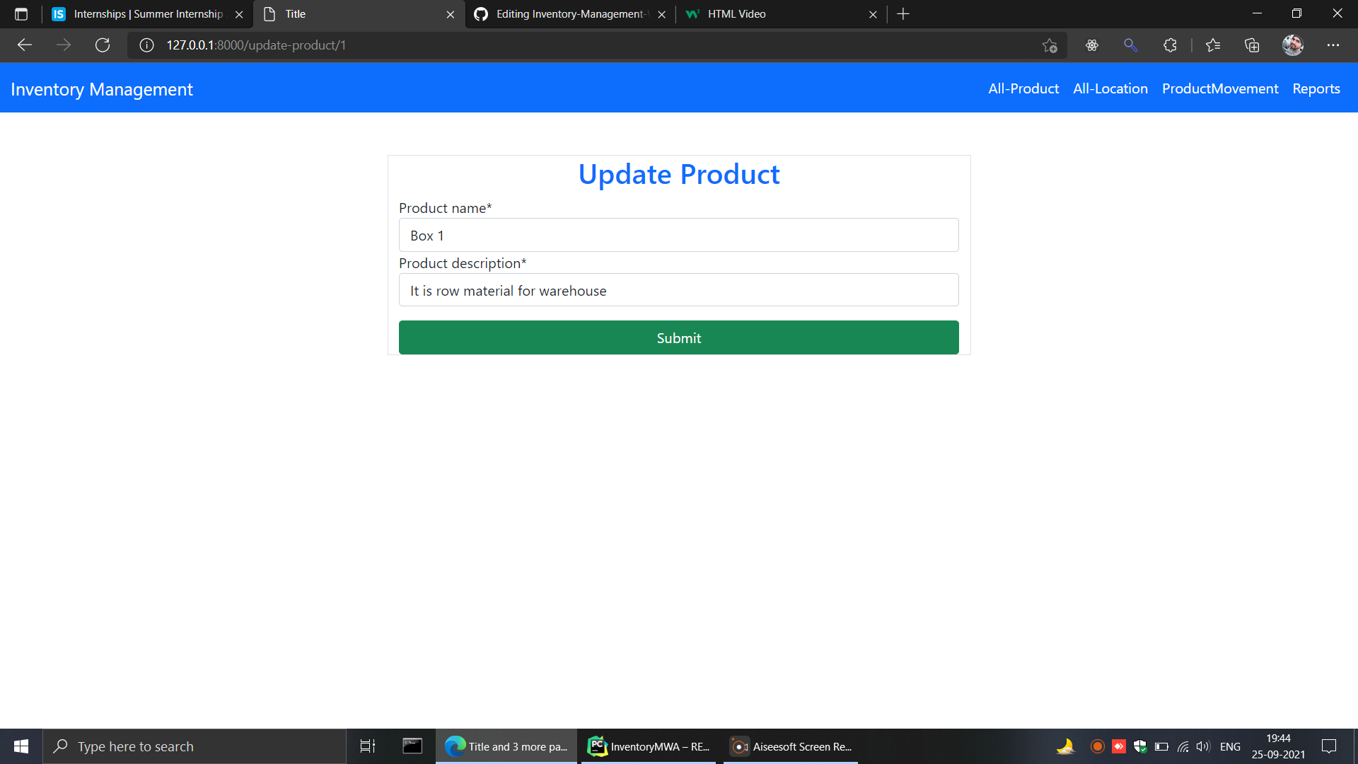GitHub - sanjivmsk3/Inventory-Management-Web-Application