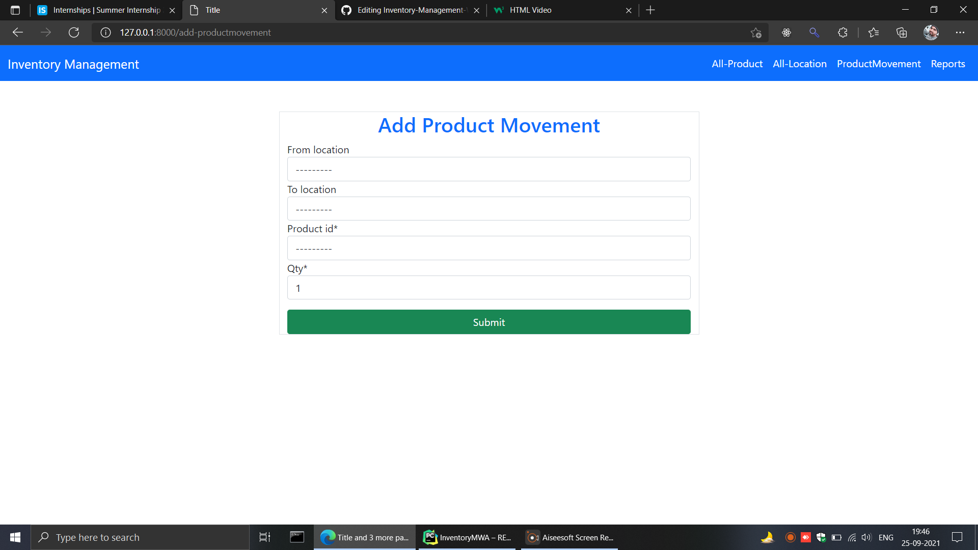 GitHub - sanjivmsk3/Inventory-Management-Web-Application