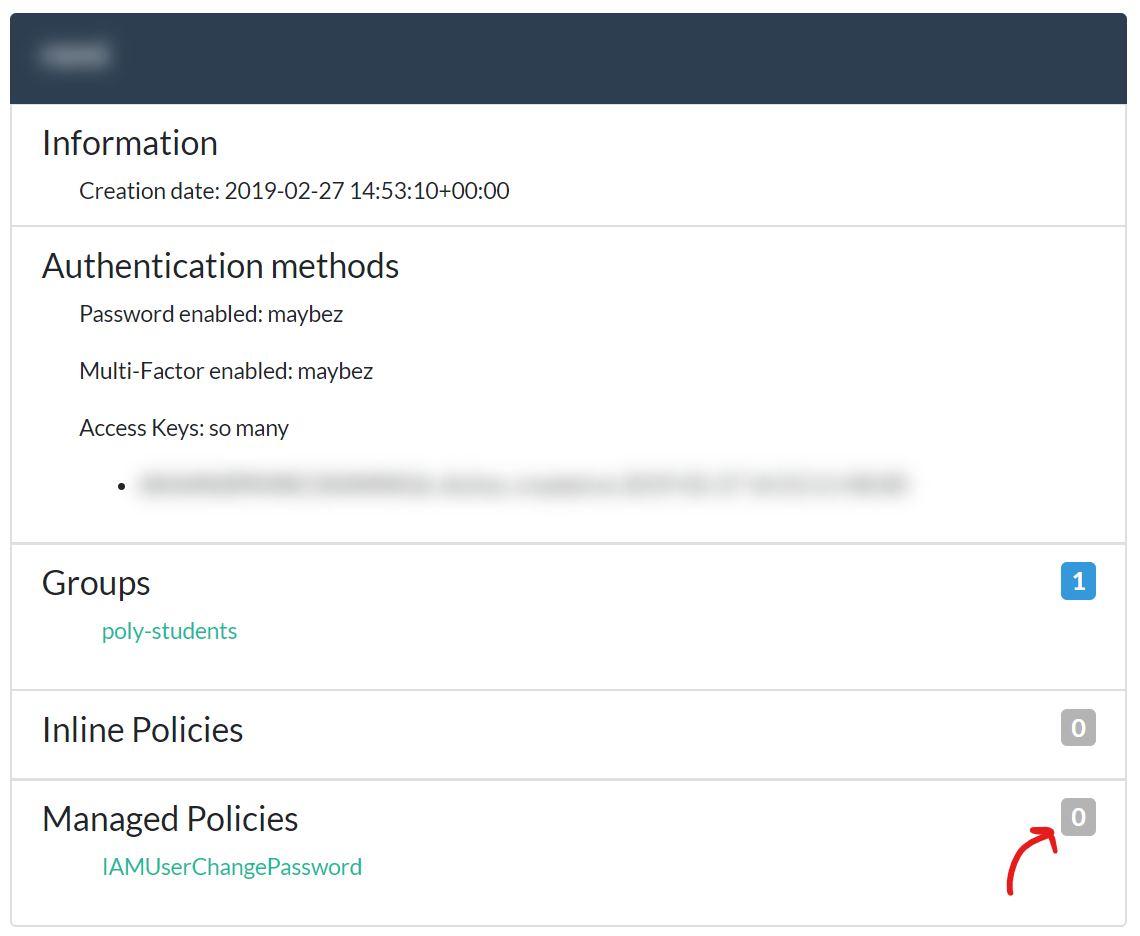 Managed policies count in IAM users report is wrong · Issue #256 · nccgroup/ScoutSuite · GitHub