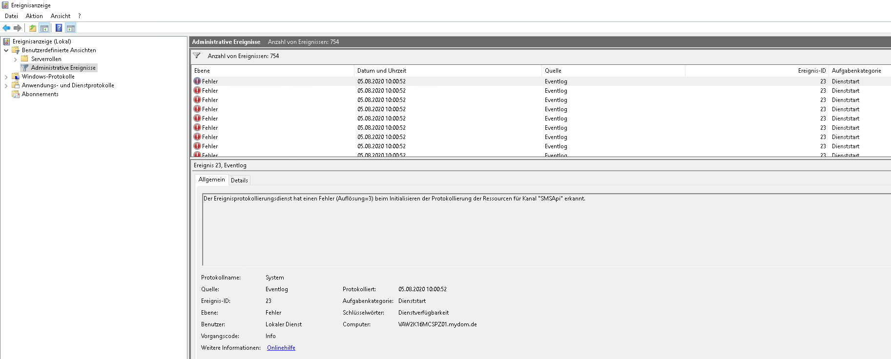 Eventviewer errors after redirecting event logs to writecache disk · Issue #273 · EUCweb/BIS-F ...