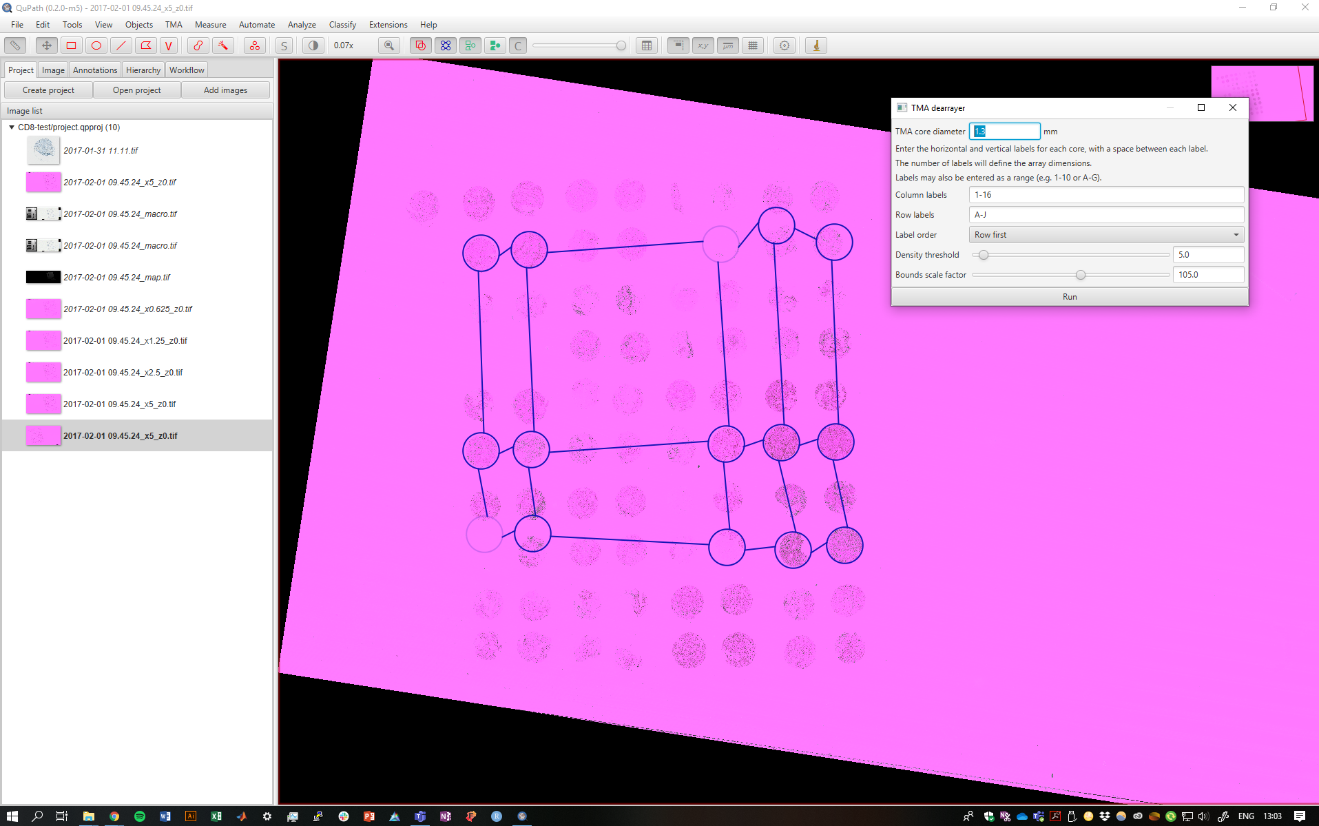 Small tif files are pink and large tif files won't import · Issue #374 · qupath/qupath · GitHub
