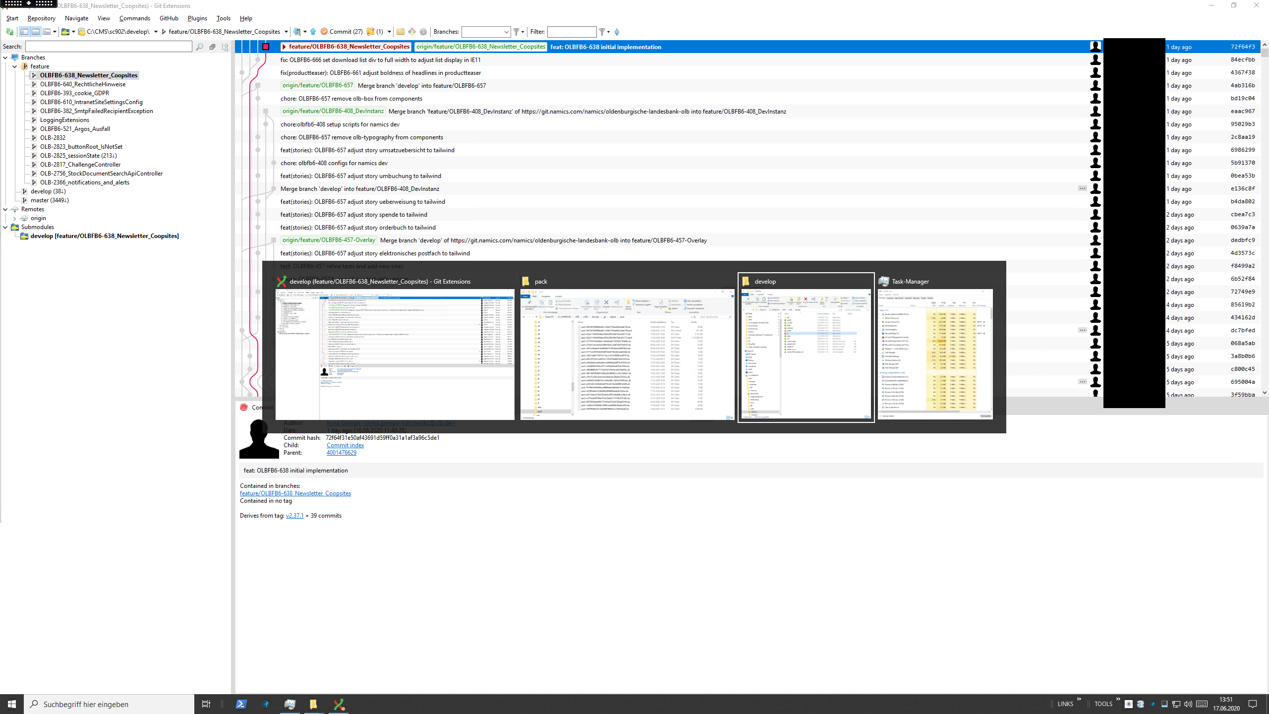 Ge Stops Responding When Clicking The Commit Button · Issue 8233 · Gitextensions