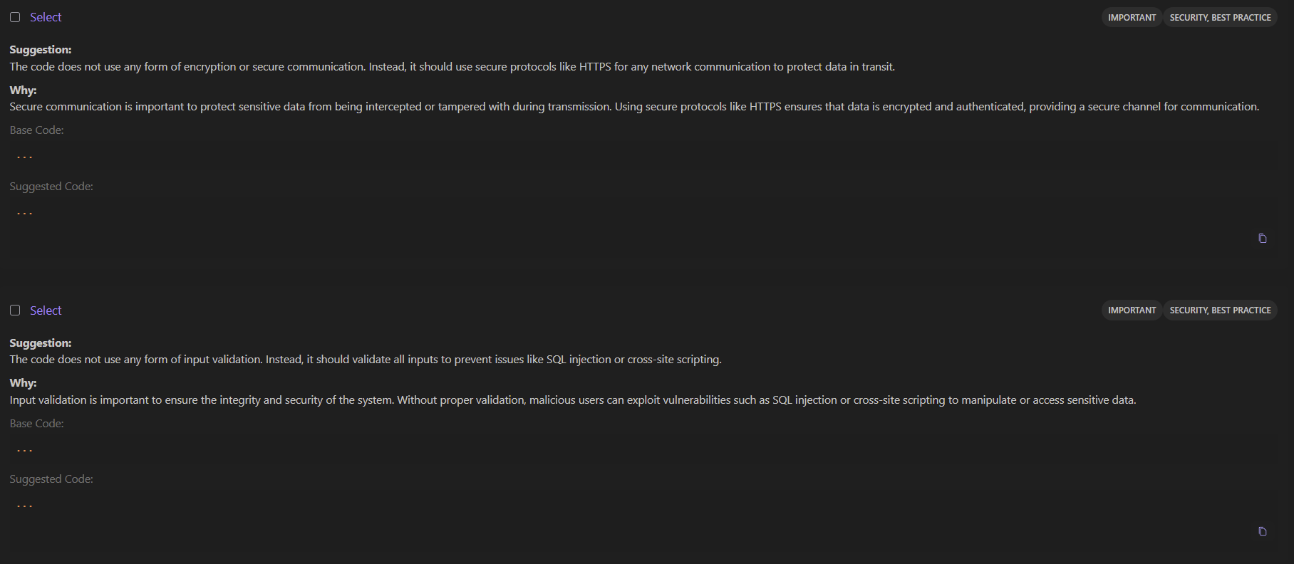 4/5 code suggestions are empty · Issue #104 · Codium-ai/codiumai-vscode ...