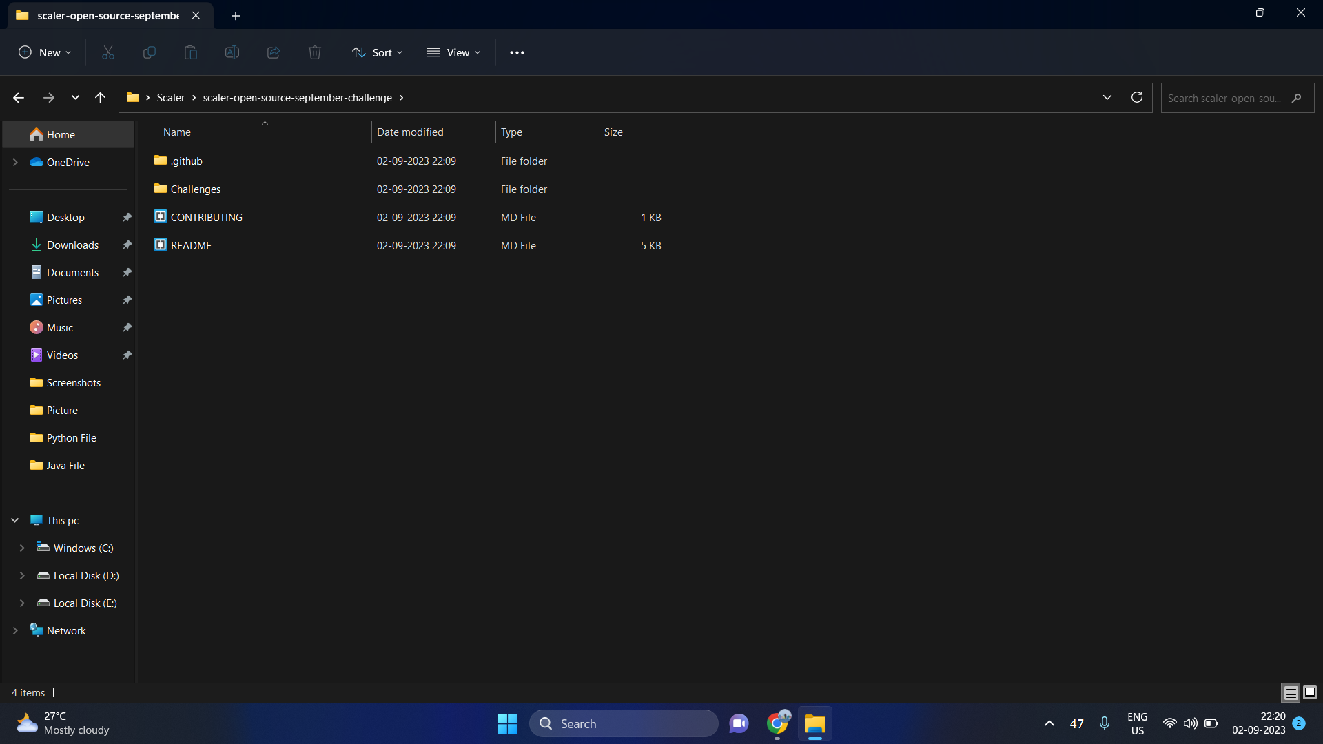 challenge #27 : Sangita Mahala · Issue #84 · scaleracademy/scaler-open-source-september ...