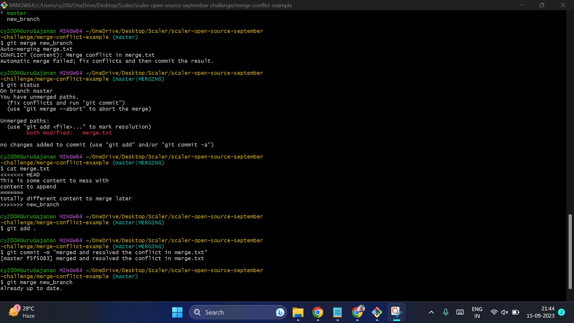 challenge #27 : Sangita Mahala · Issue #84 · scaleracademy/scaler-open-source-september ...