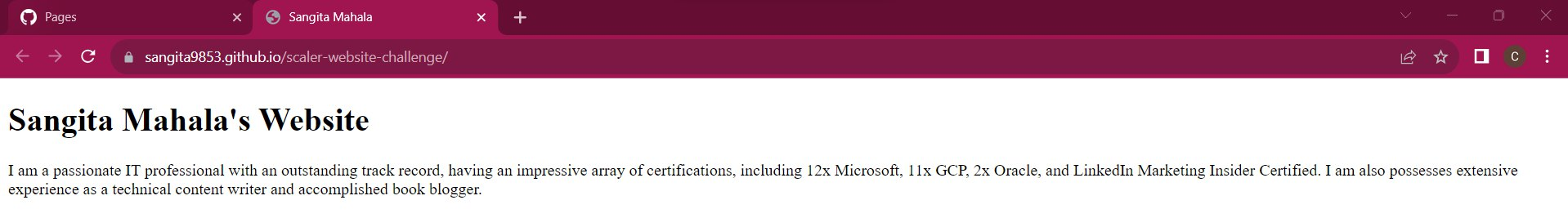 challenge #27 : Sangita Mahala · Issue #84 · scaleracademy/scaler-open-source-september ...