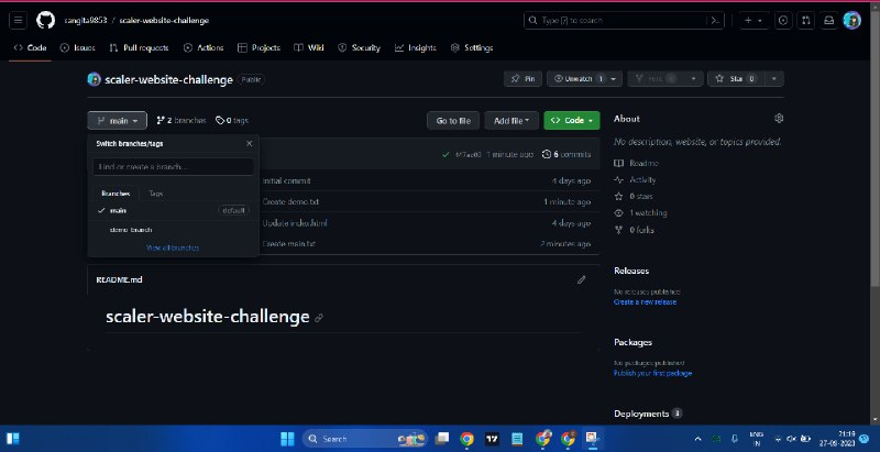 challenge #27 : Sangita Mahala · Issue #84 · scaleracademy/scaler-open-source-september ...