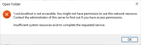 \\wsl$ not functioning · Issue #6967 · microsoft/WSL · GitHub