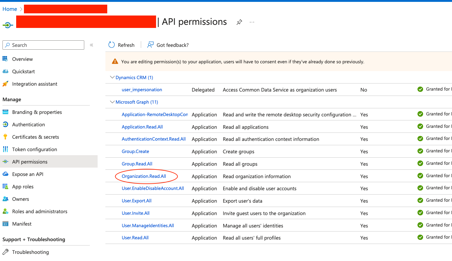 Application Registration · Issue #3403 · microsoft/Microsoft365DSC · GitHub