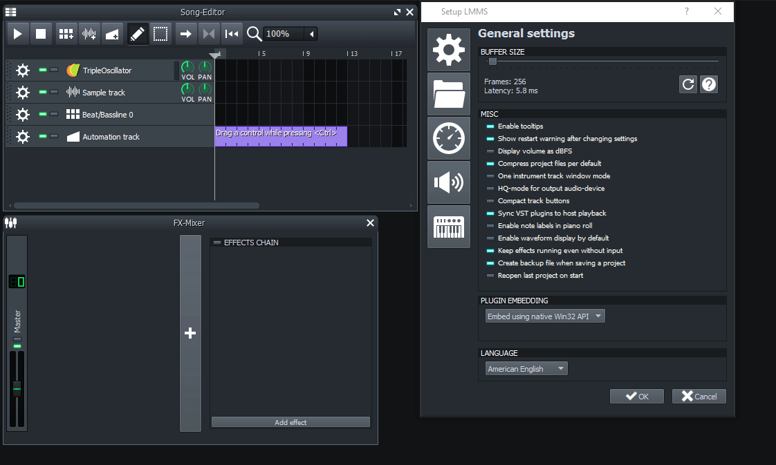 Settings should not use automatable widgets · Issue #5313 · LMMS/lmms ...