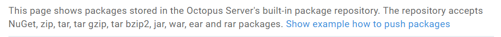 Package upload examples incorrect · Issue #4803 · OctopusDeploy/Issues · GitHub