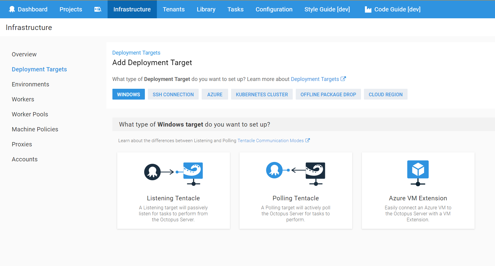 Redesign deployment target UI · Issue #5039 · OctopusDeploy/Issues · GitHub