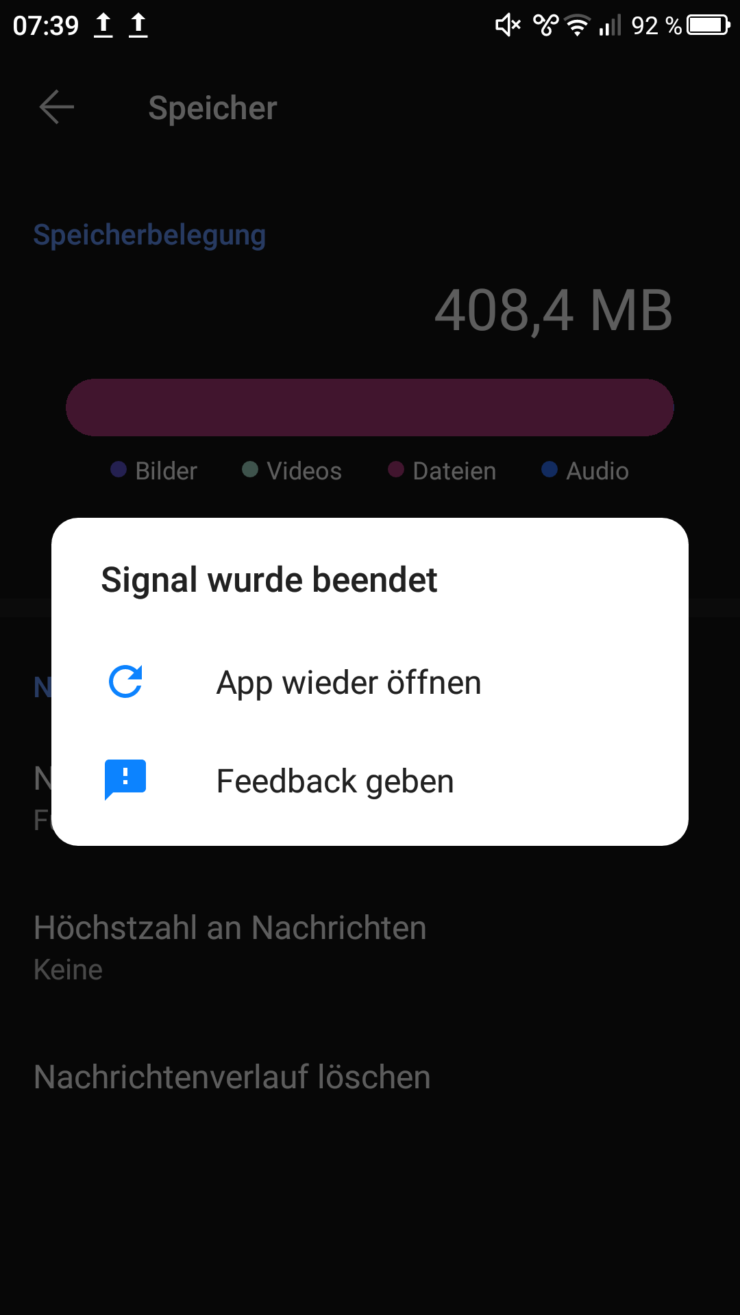 crash saving audio files · Issue #10159 · signalapp/Signal-Android · GitHub