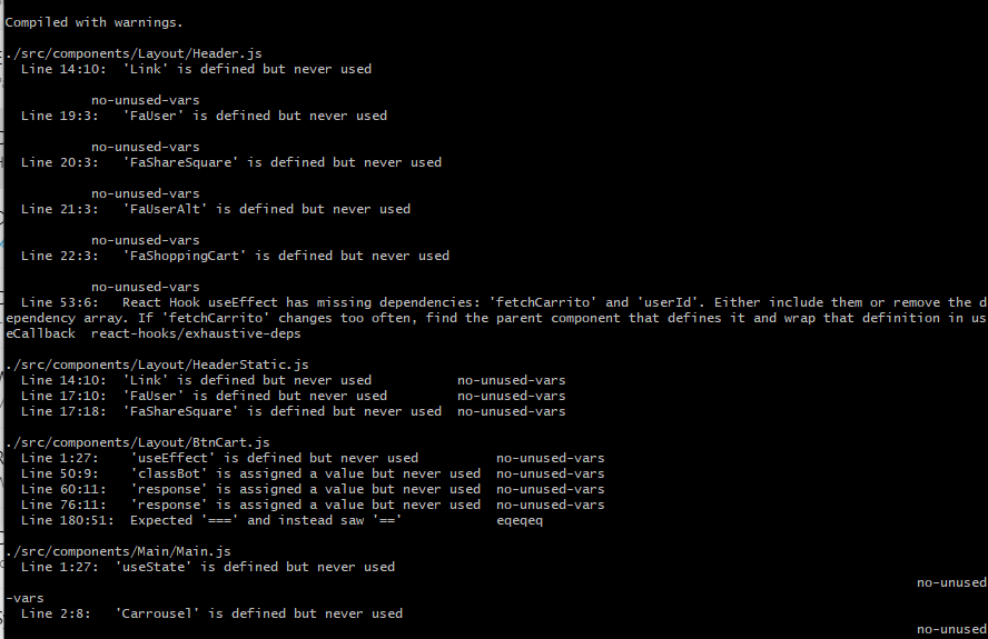Too many Warnings · Issue #1 · serdan-ui/proyecto_final_rolling · GitHub