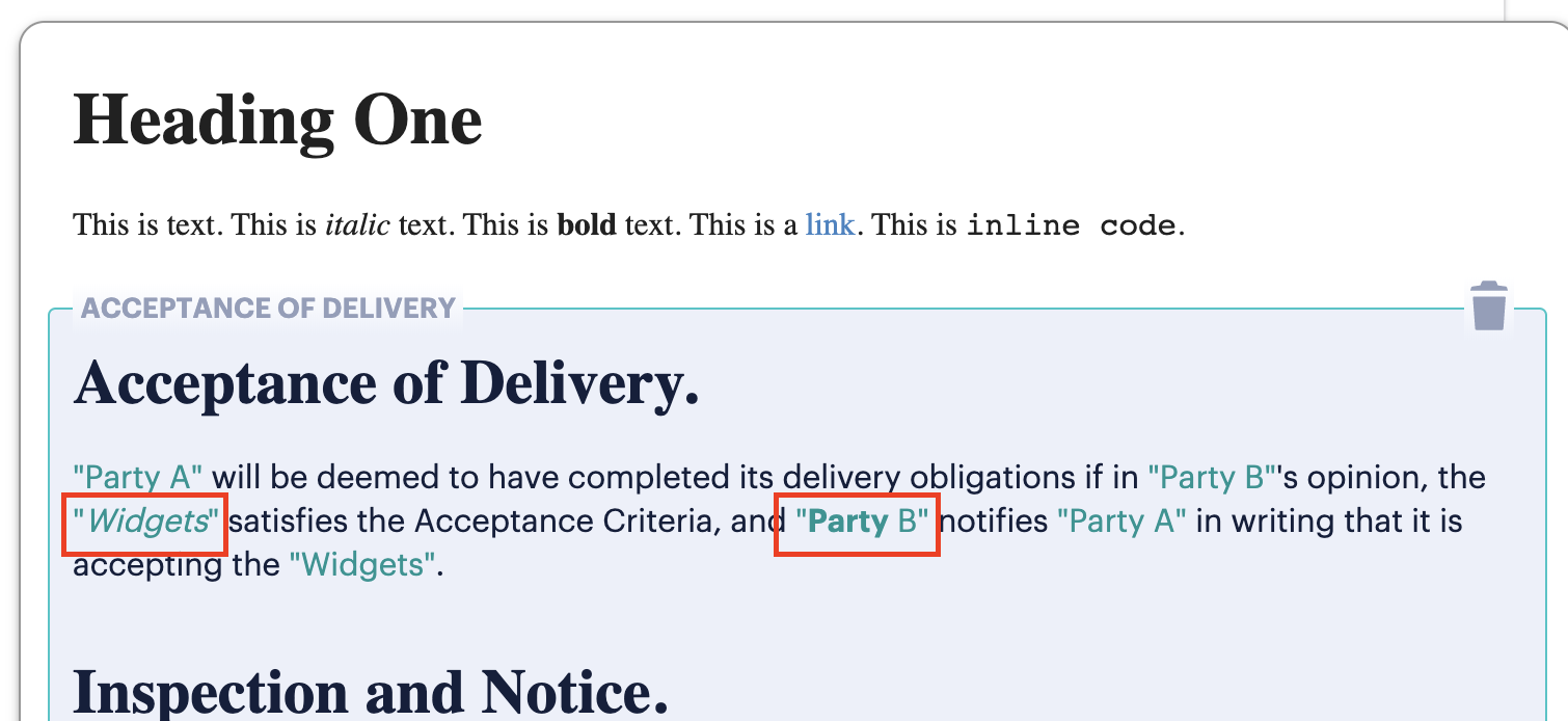 Variables in clauses include formatting, but most likely shouldn't? · Issue #253 · accordproject ...