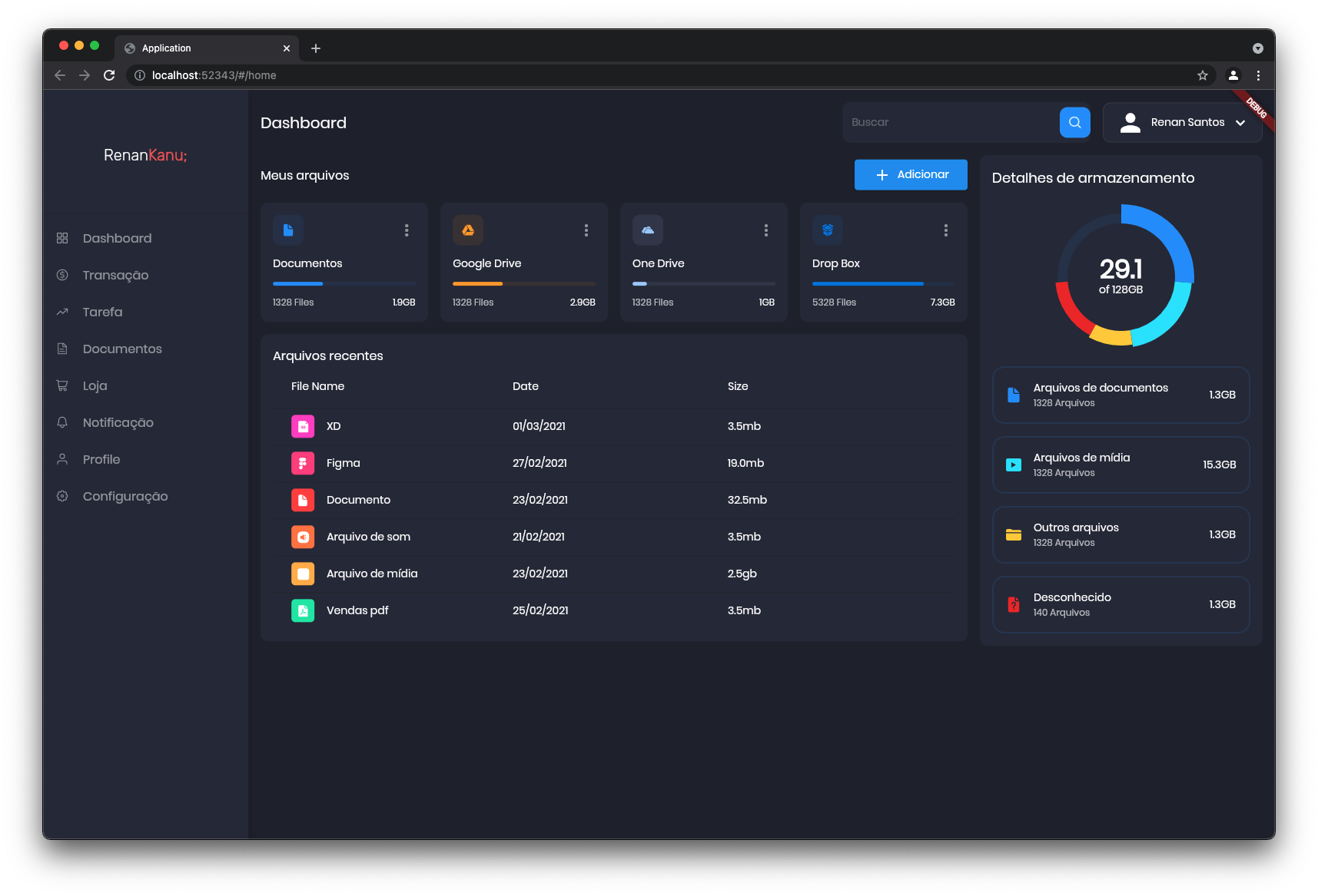 GitHub - renankanu/dashboard_flutter: Projeto criado para treinar a ...
