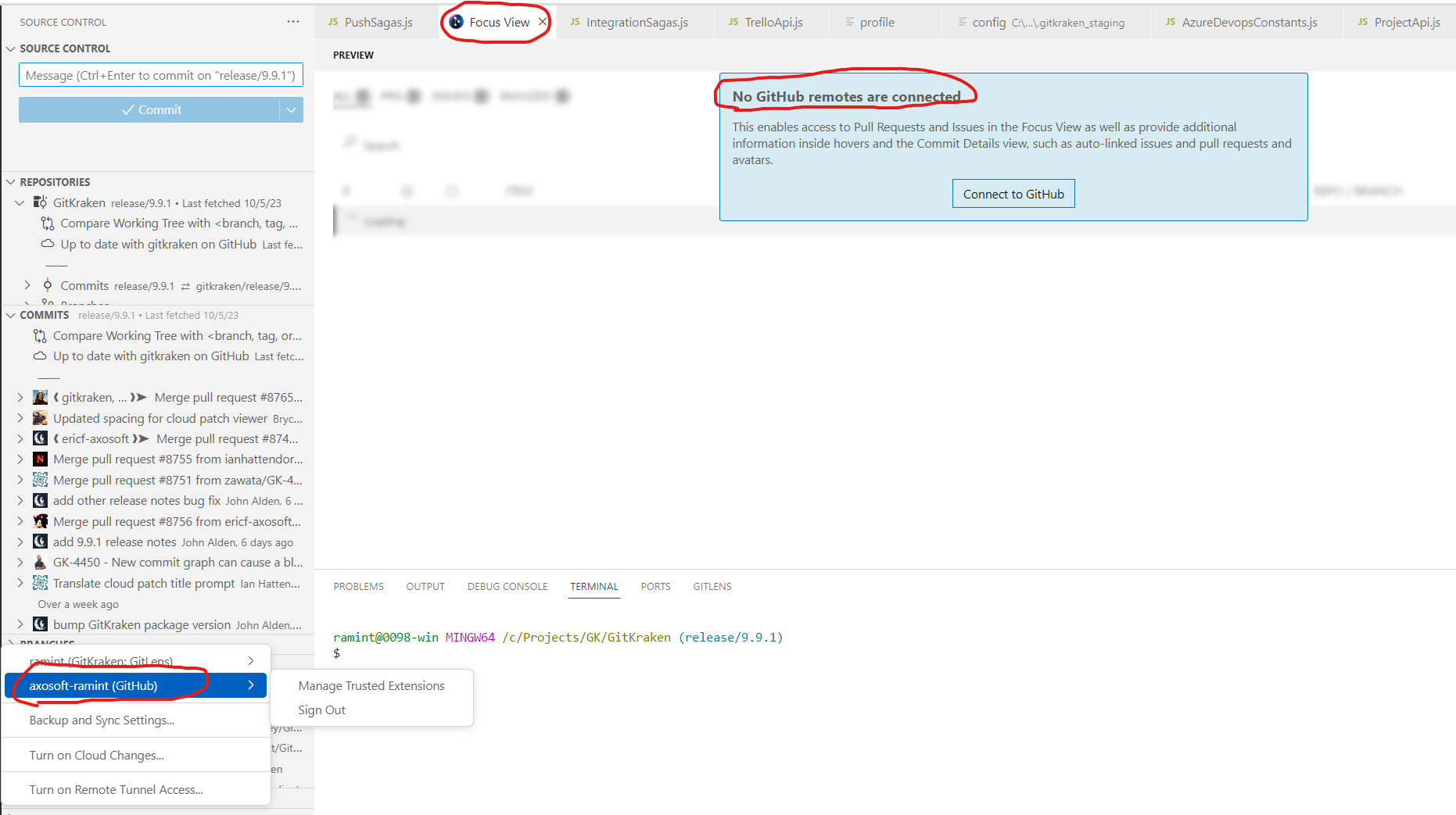 Focus View Gets Into A Bad State If It S The Active Tab When Opening Reloading Vscode · Issue