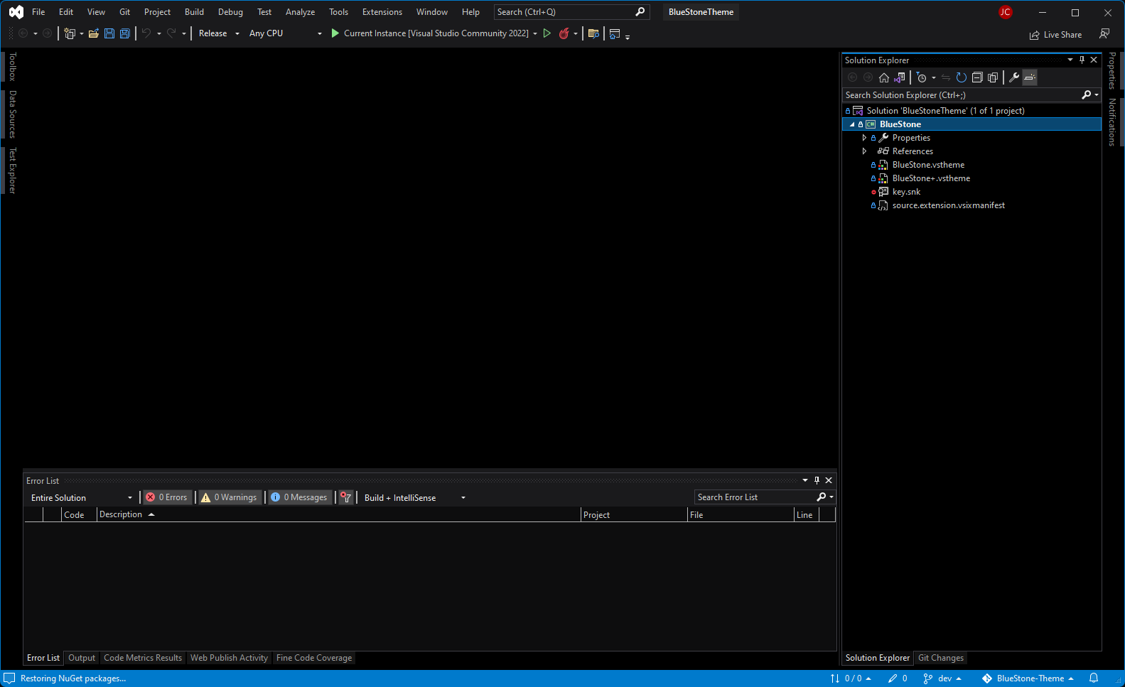 GitHub - Jonathandelacruzp/BlueStone-Theme