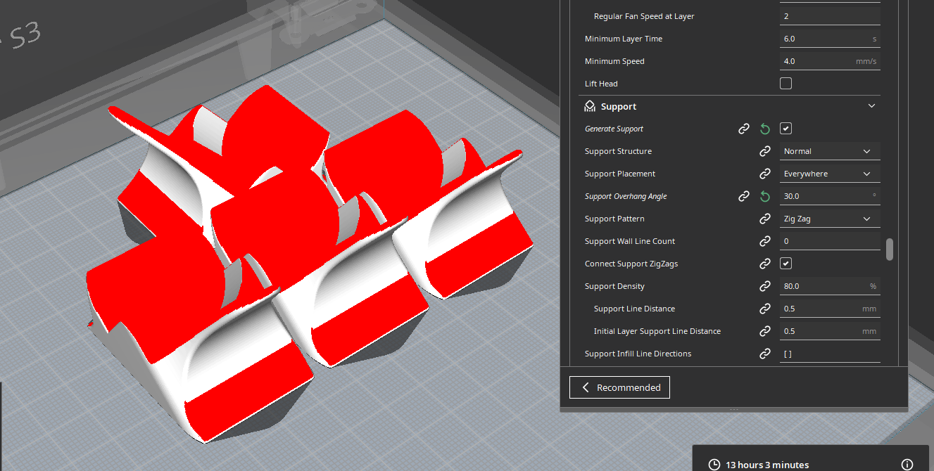 After Slicing Models The Highlighted Red Area For Supports Is Mislocated · Issue 15621