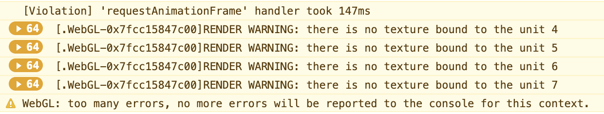 there is no texture bound to the unit 1 · Issue #5464 · phaserjs/phaser · GitHub