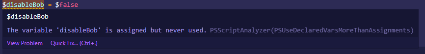 Analyzer says a variable is declared and not used but it is · Issue #1764 · PowerShell ...