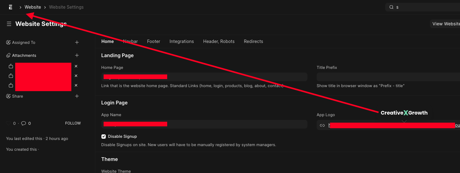 App logo Not changing after changing navbar logo · Issue #23288 · frappe/frappe · GitHub