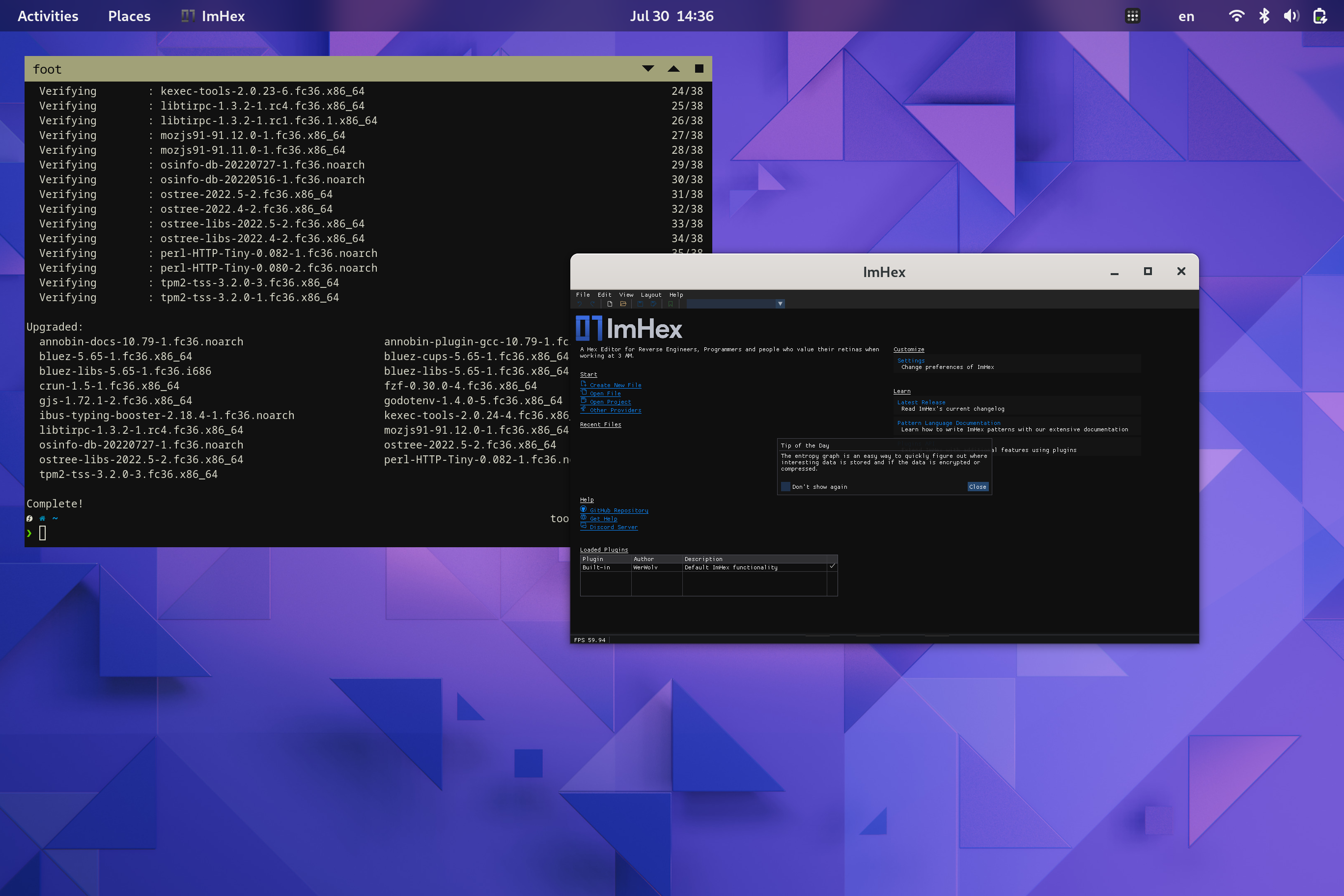 [Feature] Fedora/EPEL packaging · Issue #595 · WerWolv/ImHex · GitHub