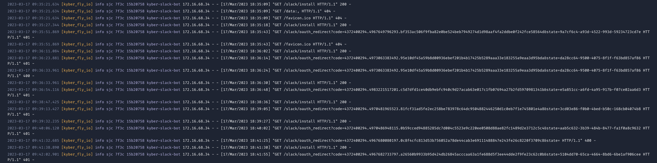 Oauth Redirect Failing · Issue 867 · Slackapi Bolt Python · Github