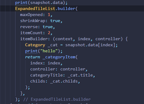 ExpandedTile.builder and seperated not showing · Issue #8 · micazi ...