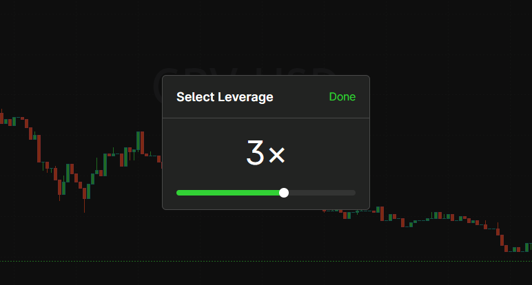 Leverage slider unintuitive on 5x max leverage markets · Issue #48 · capofficial/client · GitHub